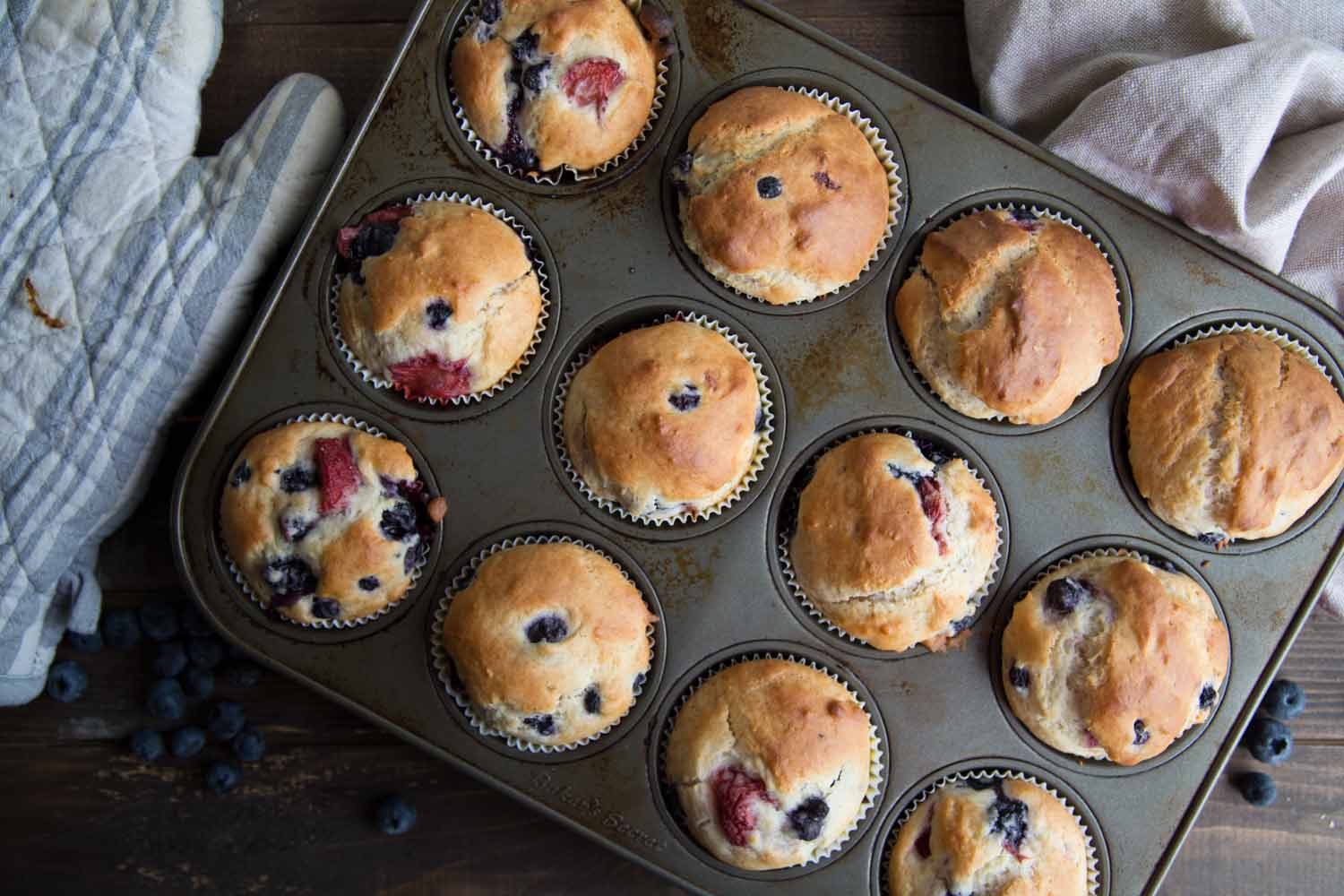 Muffins aux petits fruits pour passer ses restes de congélo ! » Cinq ...