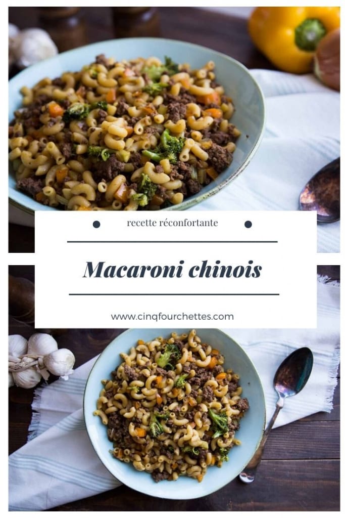 Macaroni chinois réconfortant » Cinq Fourchettes