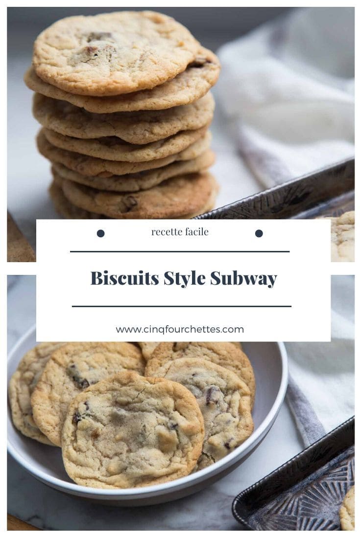Biscuits Style Subway » Cinq Fourchettes