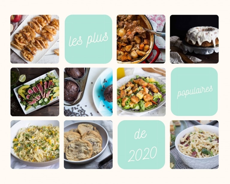 Les 30 recettes les plus populaires de 2020 » Cinq Fourchettes