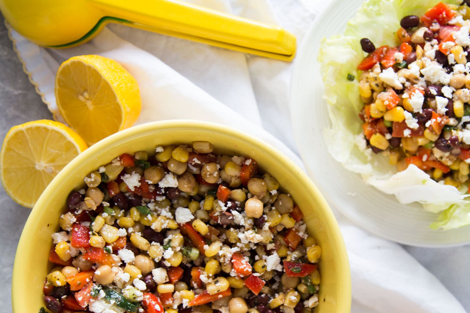 Salade de légumineuses » Cinq Fourchettes