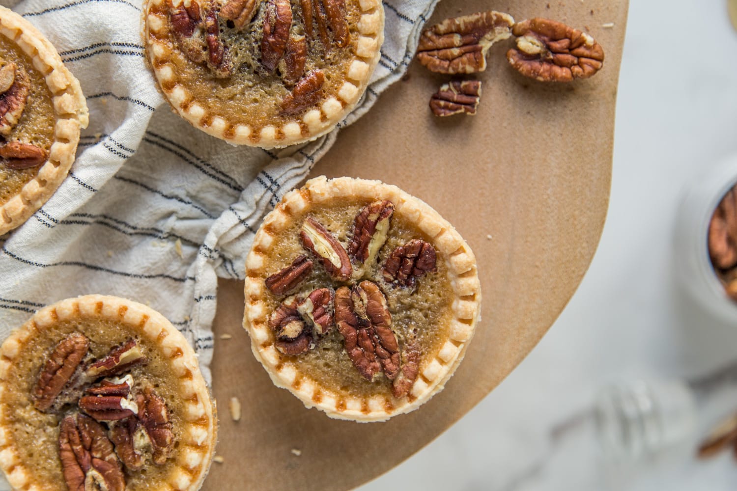 Tartelettes aux pacanes et érable » Cinq Fourchettes