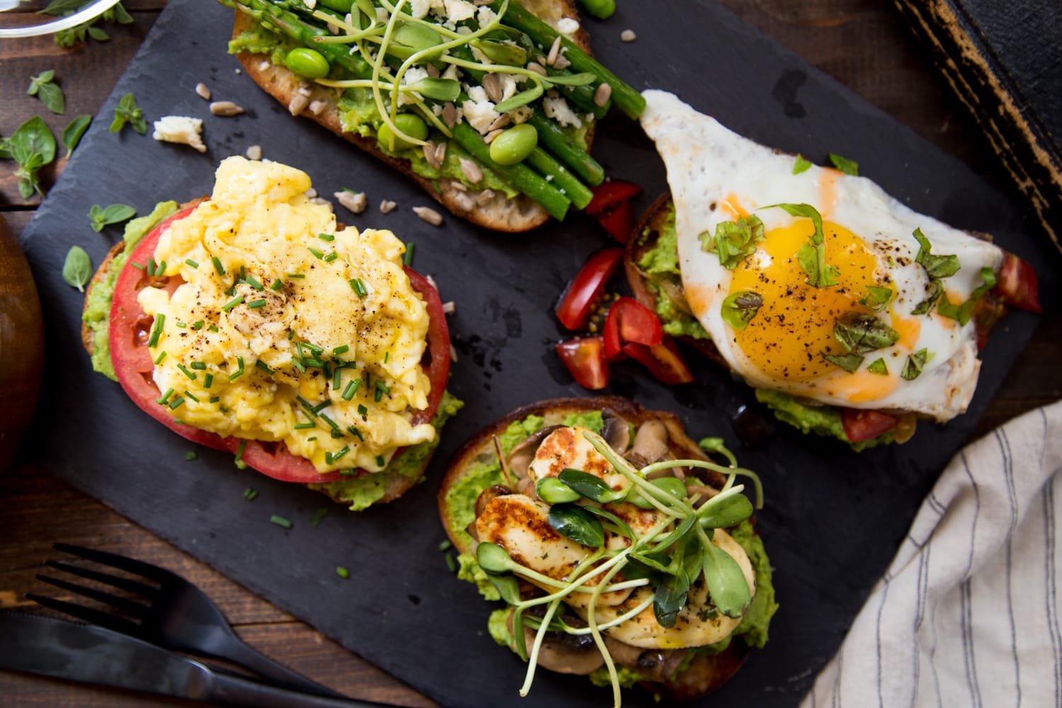 Toasts à l'avocat (avocado toast) » Cinq Fourchettes